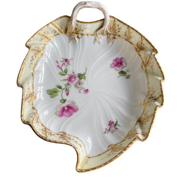 KPM | Dining | Rare Kpm Berlin Gold Hand Painted Flowers Royal Antique ...